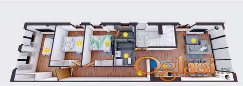 Novi Sad, Bulevar Patrijarha Pavla - Izgradnja, 77m2 + parking+ 15m2 terasa GRATIS!