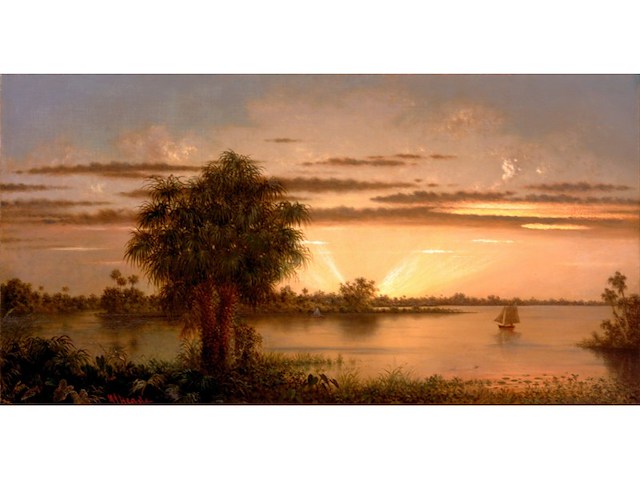 Florida Sunrise Martin Johnson Heade (American, 1819-19