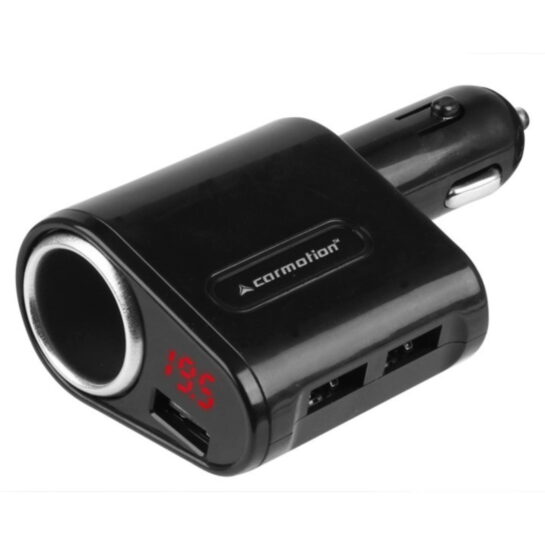 Adapter upaljača sa punjačem mobilnog telefona sa 3 USB ulaza 8-30V 120W – Carmotion 58710