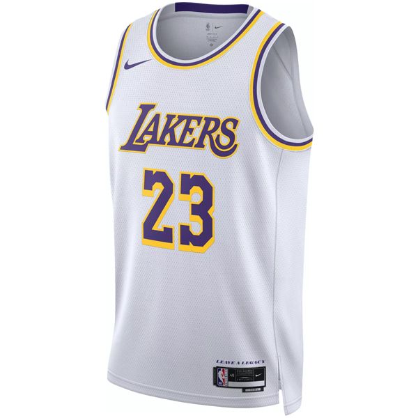 NIKE DRI-FIT × NBA LOS ANGELES LAKERS ASSOCIATION EDITION 2022/23 SWINGMAN JERSEY '#23 LEBRON JAMES'