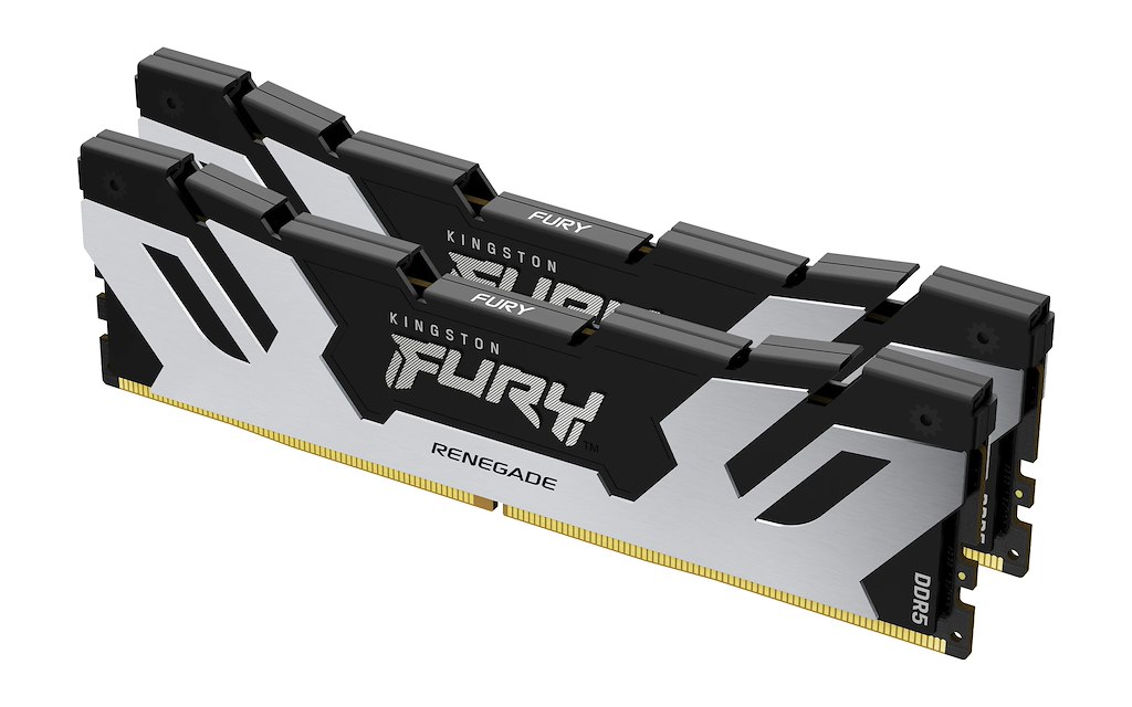 Kingston DDR5 32GB (2x16GB kit) 8000MT/s Fury Renegade Silver/Black XMP (KF580C38RSK2-32) memorija za desktop
