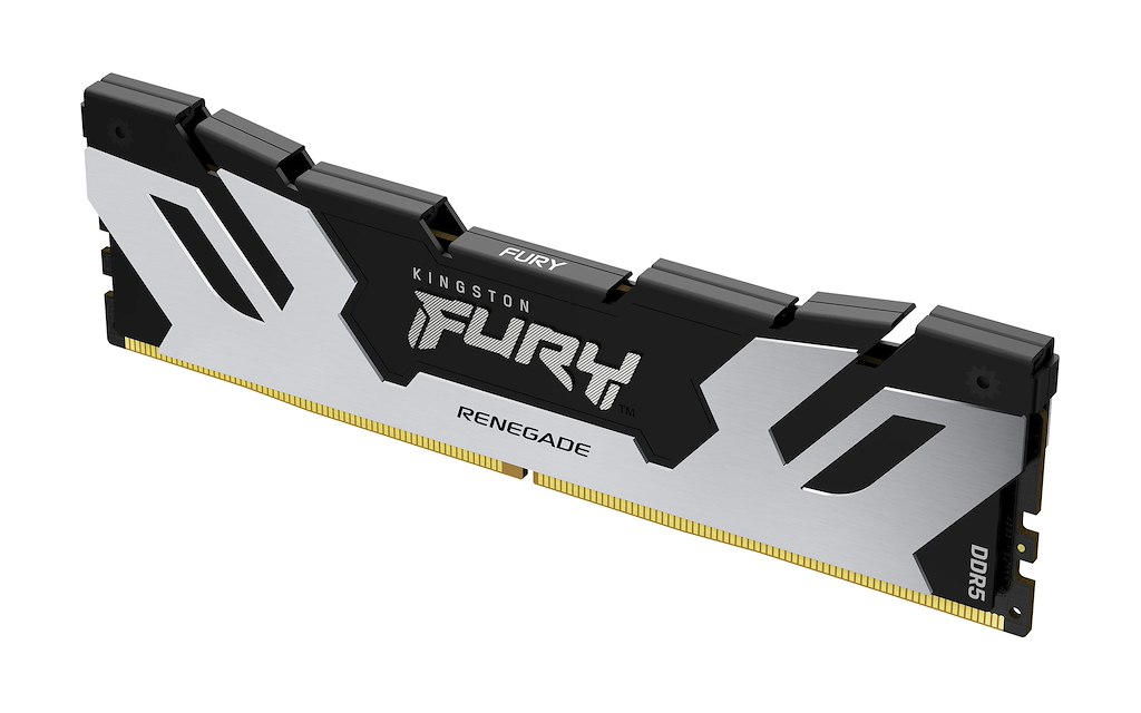 Kingston DDR5 16GB 8000MT/s Fury Renegade Silver/White RGB XMP (KF580C38RS-16) memorija za desktop