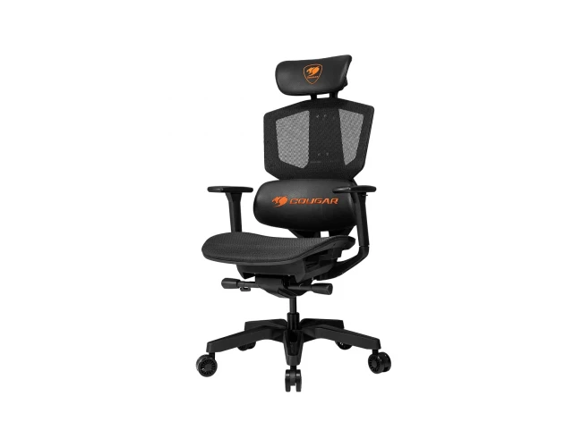 Cougar Gaming ARGO ergonomic gejmerska stolica crno narandžasta