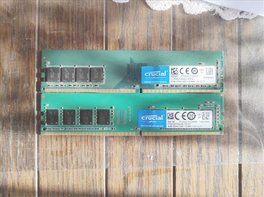 Crucial RAM Memorija 4GB DDR4 2400 MHz 2x