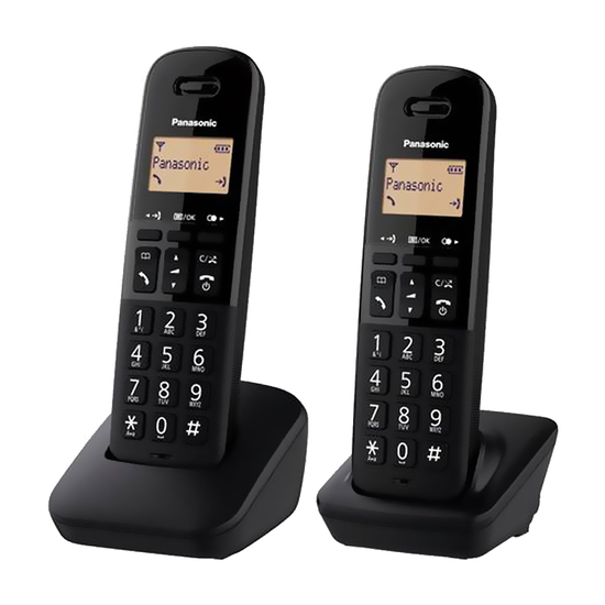 Fiksni telefon Panasonic KX-TGB 612 FXB, Bežični, Crna