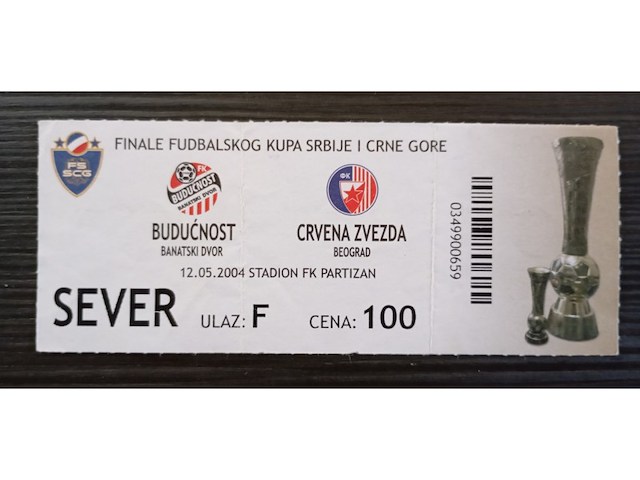 FUDBAL: BUDUCNOST (B. Dvor) - CRVENA ZVEZDA 12.05.2004