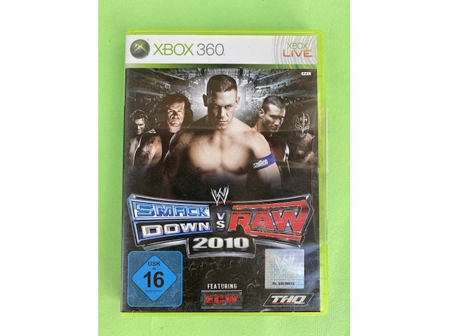 Smack Down Raw 2010 - Xbox 360 igrica