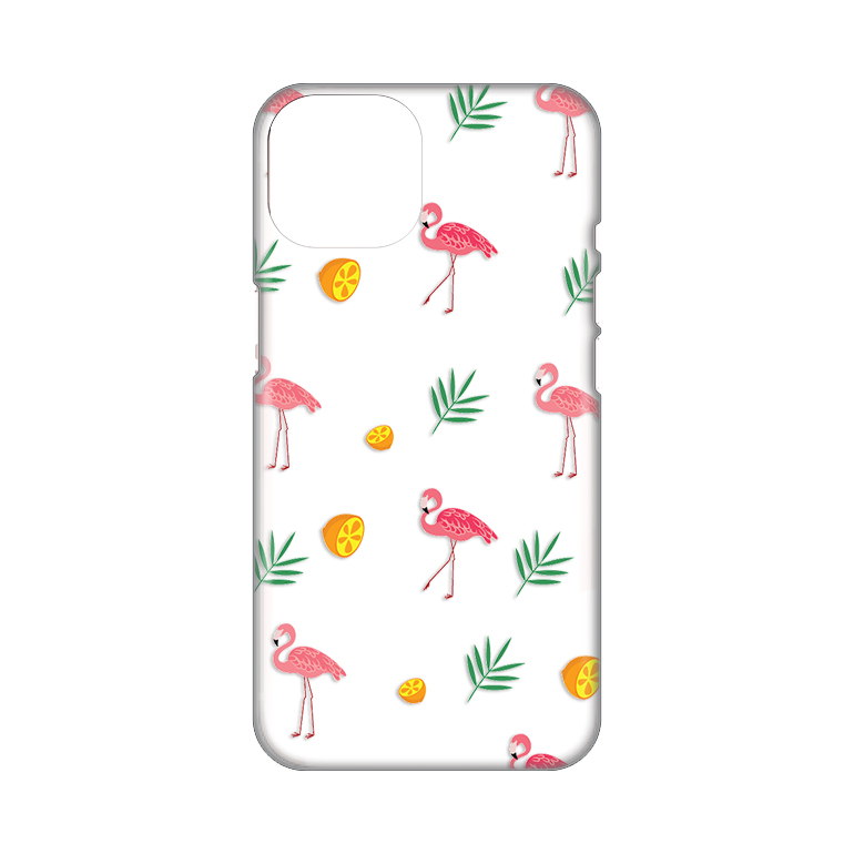 Torbica Silikonska Print Skin za iPhone 14 6.1 Flamingos