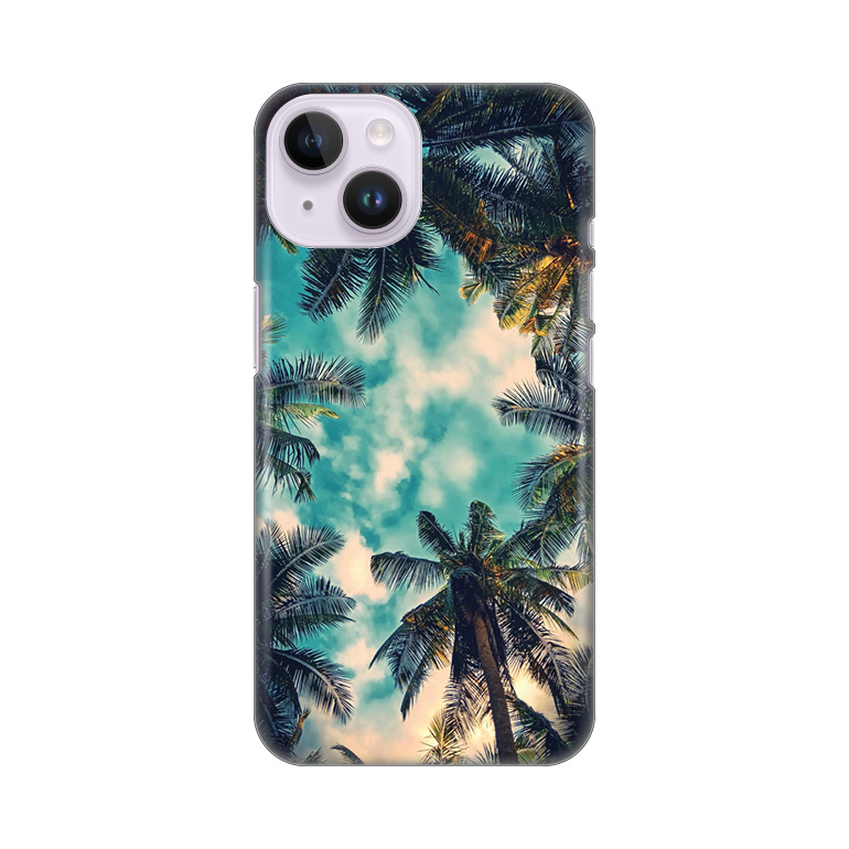 Torbica Silikonska Print Skin za iPhone 14 6.1 Palm tree
