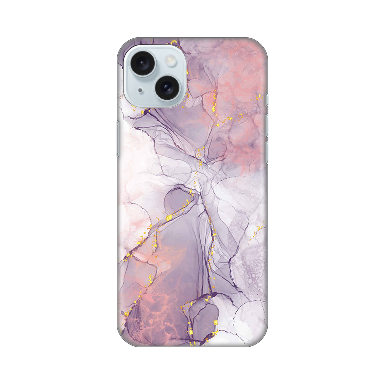 Torbica Silikonska Print za iPhone 15 Plus 6.7 Pink Marble