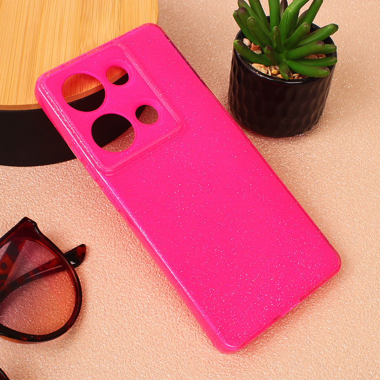 Torbica Sparkle Dust za Xiaomi Redmi Note 13 Pro 4G pink