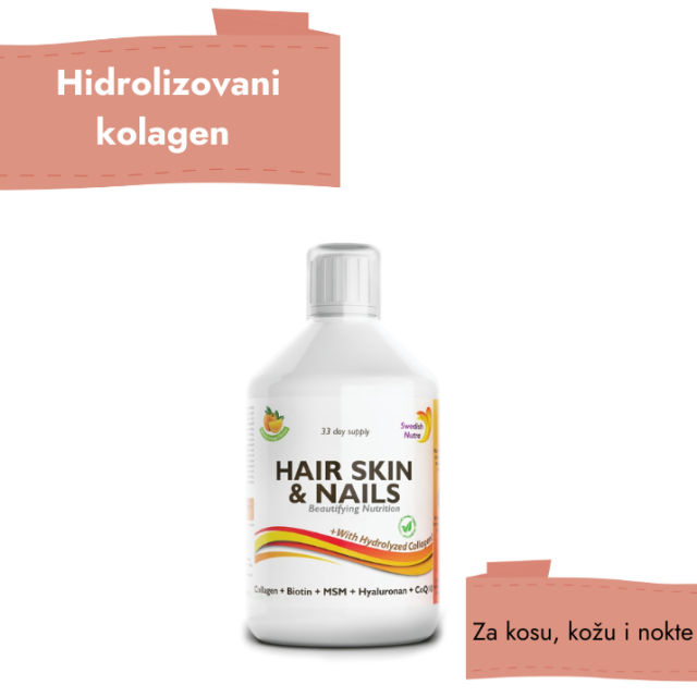 SWEDISH NUTRA HAIR, SKIN & NAILS 500 ML