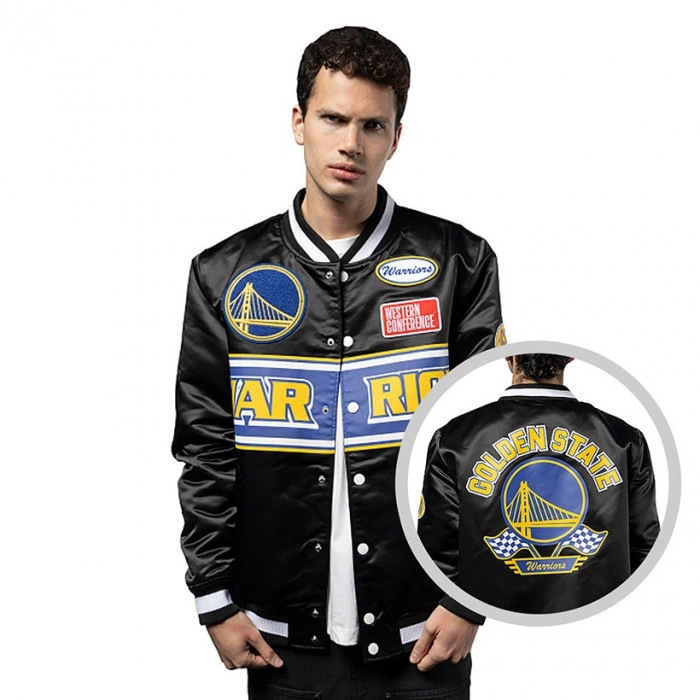 Golden State Warriors New Era Rally Drive Bomber jakna