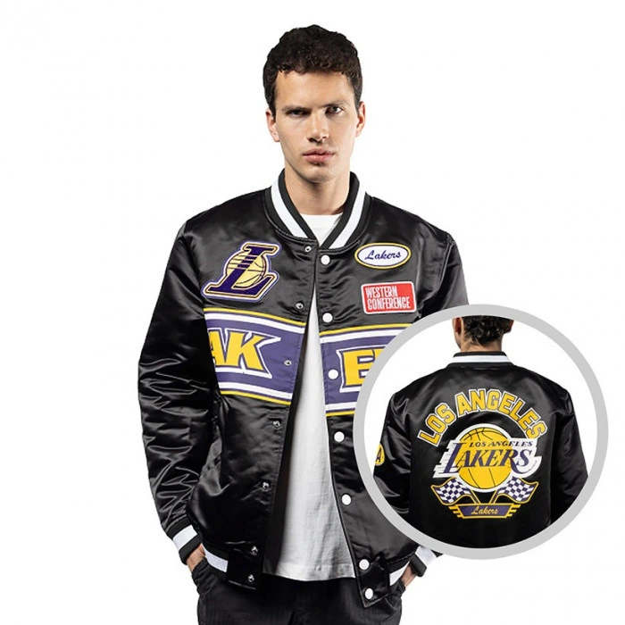 Los Angeles Lakers New Era Rally Drive Bomber jakna