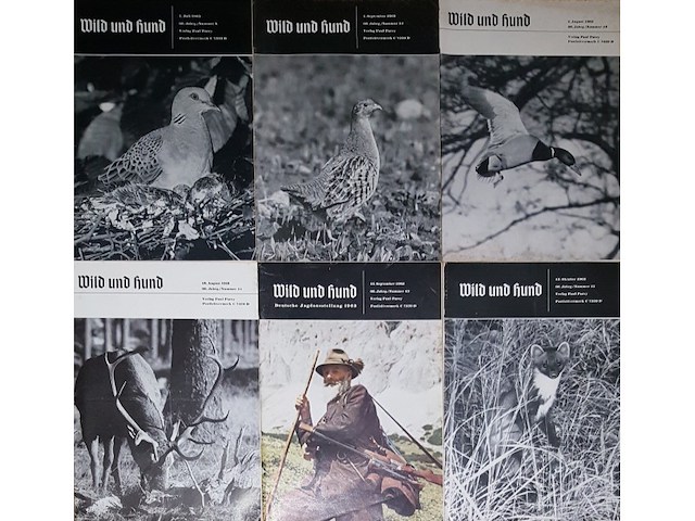 Lovački Časopisi `WILD UND HUND` Germany (1963)