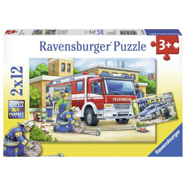 Ravensburger puzzle (slagalice) Policija I vatrogasci RA07574