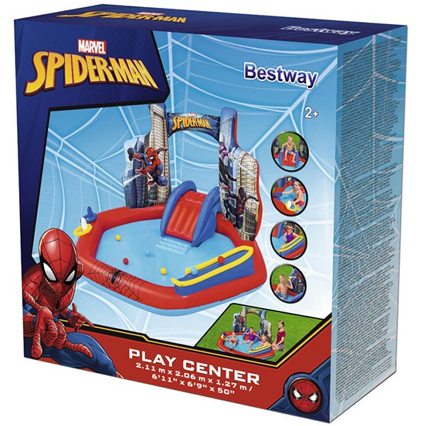 Bestway dečiji bazen za igru Spiderman 211x206x127cm 14/98793