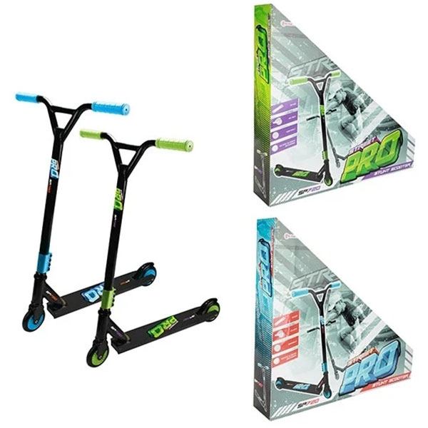 Trotinet Stunt Scooter Pro 2x100mm PU 2ass 62415Z