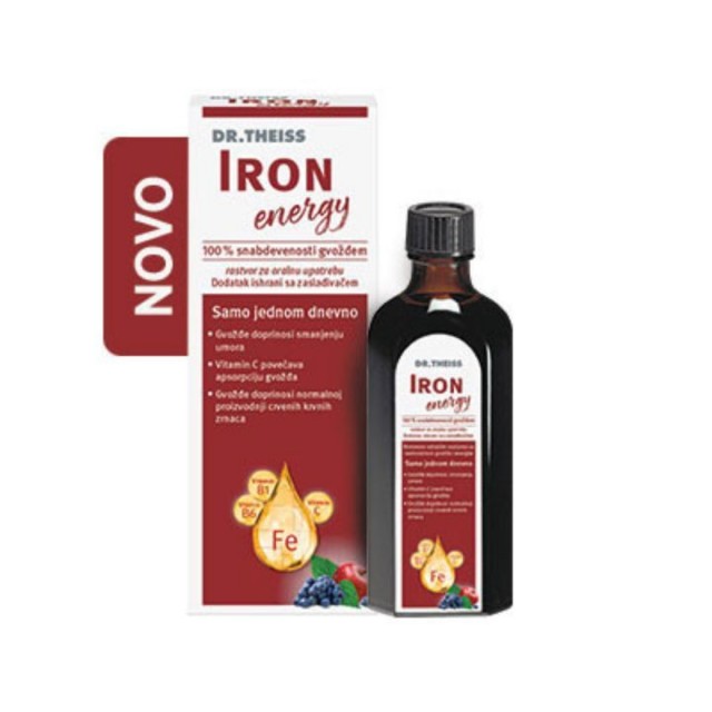 IRON ENERGY sirup sa gvožđem, 250ml