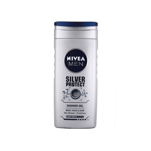 NIVEA MEN SILVER PROTECT gel za tuširanje, 250ml