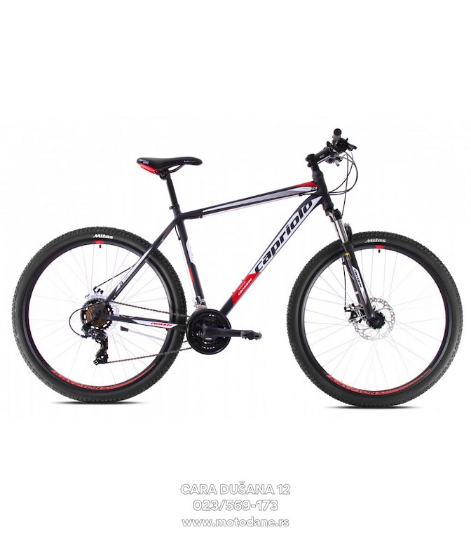 Bicikl Capriolo Oxygen 29/21 crno crveni 920426-21