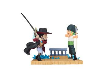 Statue One Piece - Wcf Log Stories - Zoro Vs Mihawk