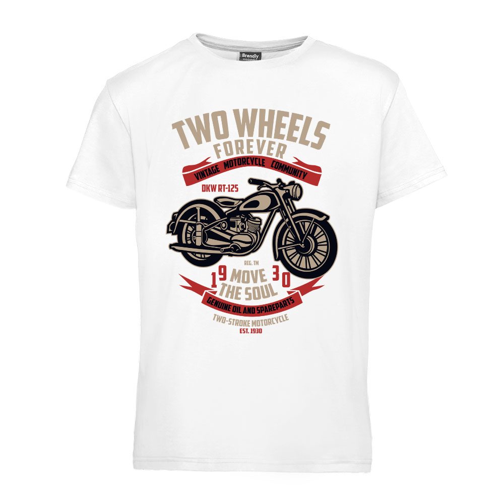 Two Wheels Bajkerska - Muska Majica