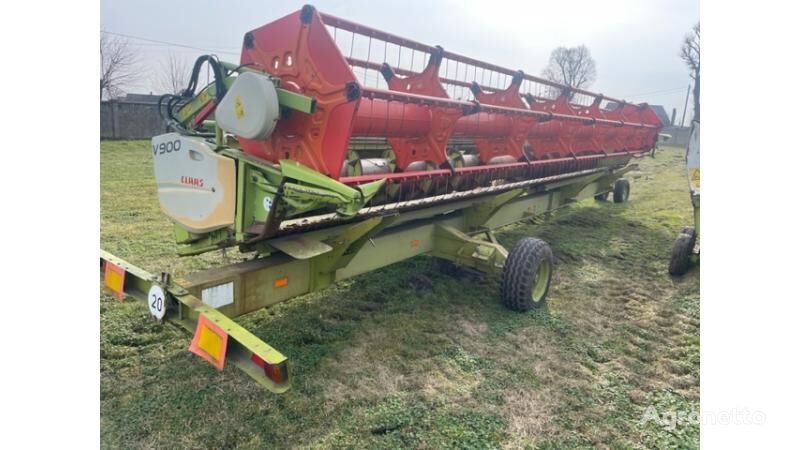 Claas V900 + Wózek Hedera adapter za žito