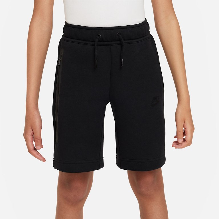 Nike B NSW TECH FLC SHORT, dečji šorc, crna