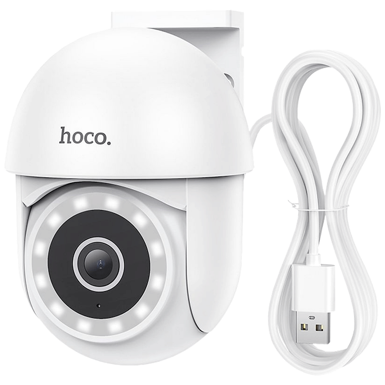 hoco. Full HD bežična spoljnja kamera IP, 3MP, do 128 Gb kartica – D2 Outdoor PTZ