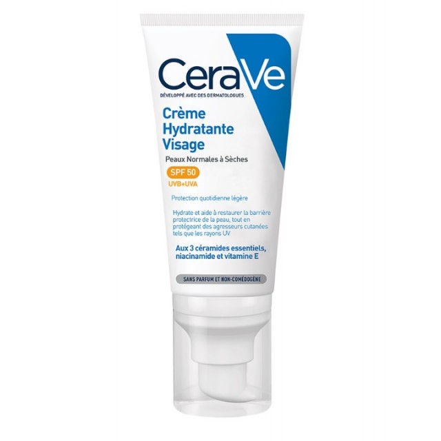 CERAVE HIDRANTNA NEGA ZA LICE SPF50 ZA NORMALNU DO SUVU KOŽU 52ML
Opis
INFORMACIJE
NALOG
SERVIS
KORISNI LINKOVI