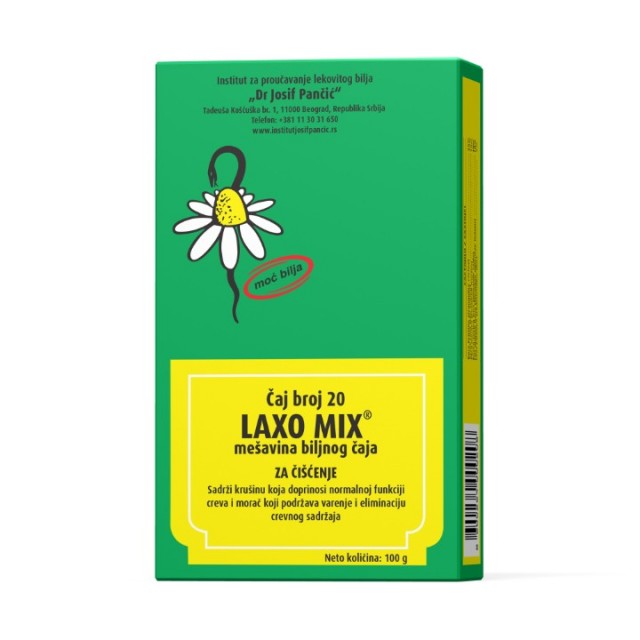 ČAJ 20 LAXO MIX 100G
Opis
INFORMACIJE
NALOG
SERVIS
KORISNI LINKOVI