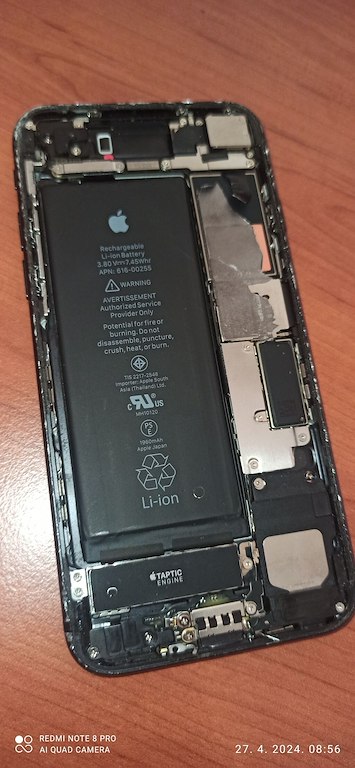 Apple iPhone iPhone 7, 128 GB, Crn, Broken phone