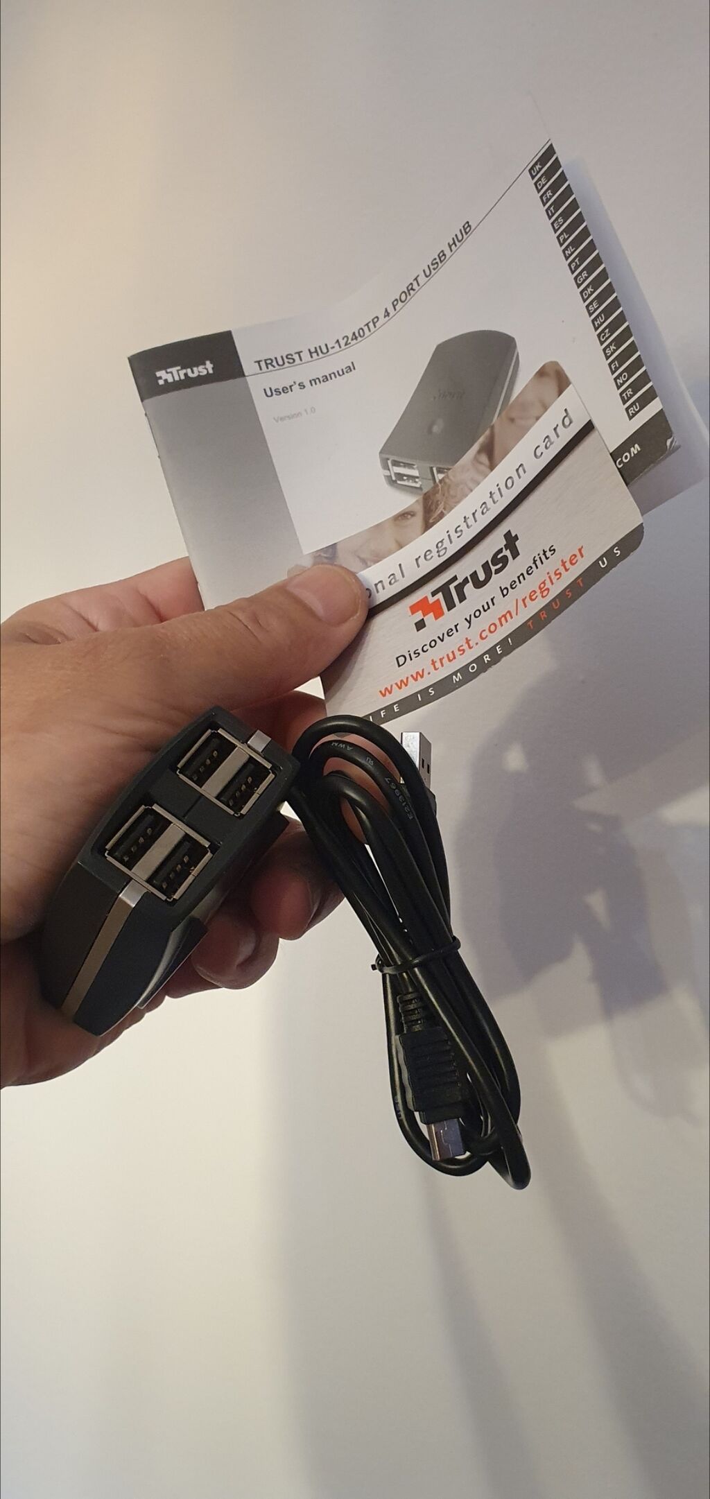 4 Port USB Hub Trust HU-1240Tp ★ Na prodaju sa postavljenih slika