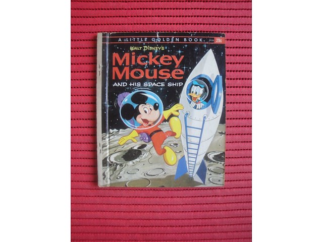 Mickey Mouse and his space ship