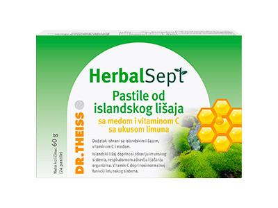 Dr Theiss herbalsept sa islandskim lišajem 24 pastile