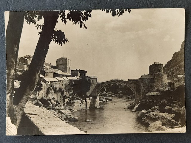 Razglednica Mostar 1956