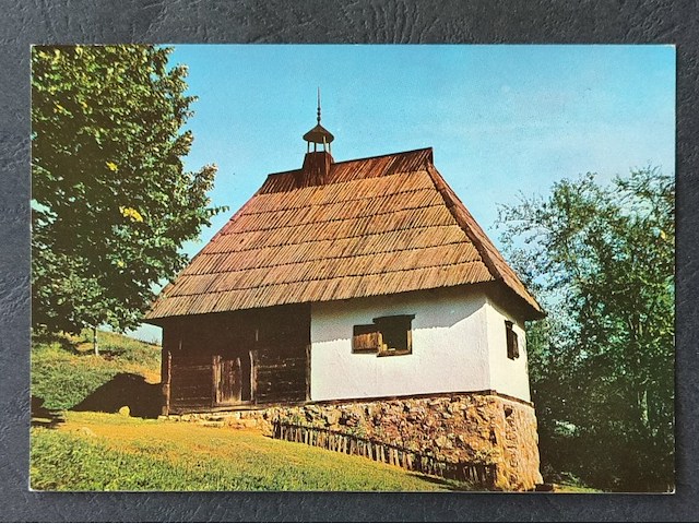 Razglednica Vukova kuća u Tršiću
