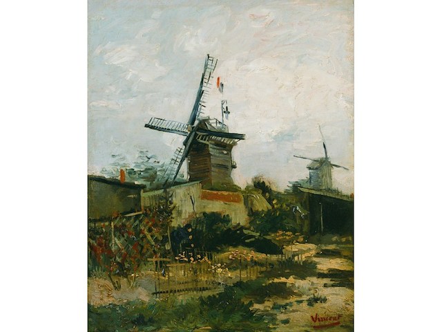 Windmills on Montmartre (1886) Vincent van Gogh (Dutch,