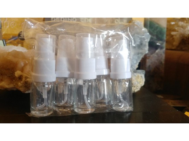 Staklene bočice za dekantovanje parfema 5ml, providne