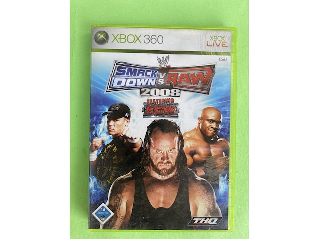 Smack Down Raw 2008 - Xbox 360 igrica