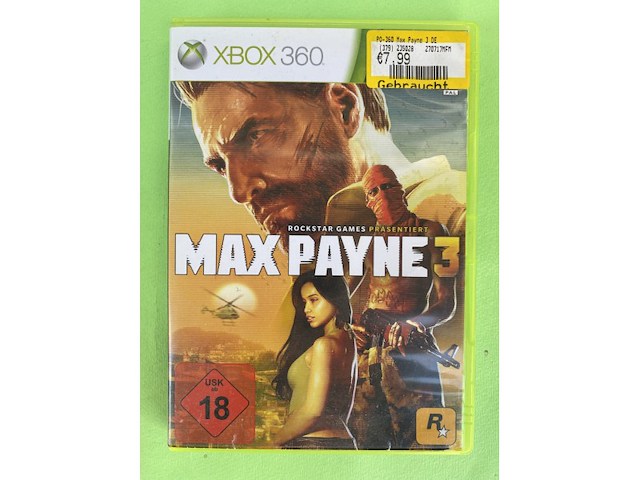 Max Payne 3 - Xbox 360 igrica