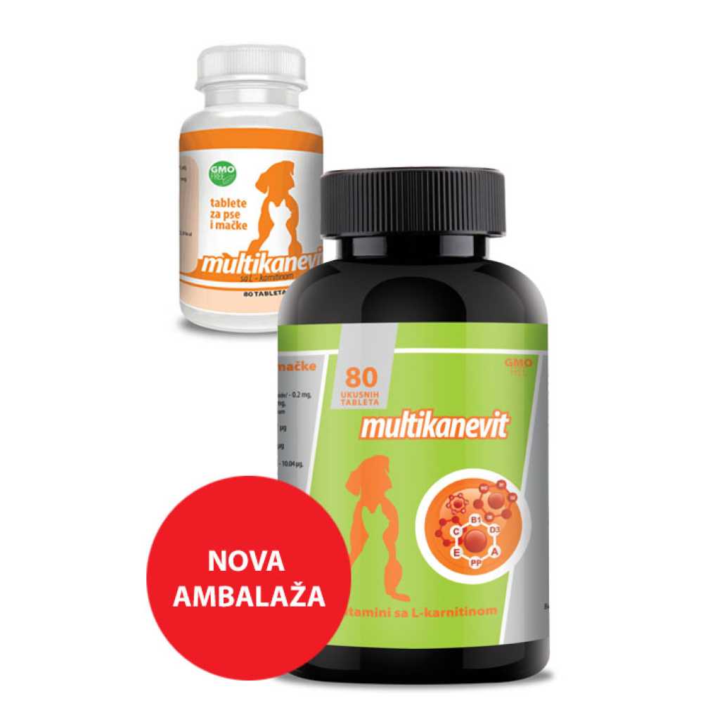 Vet Supplements Multikanevit 80kom - tablete za pse i mačke