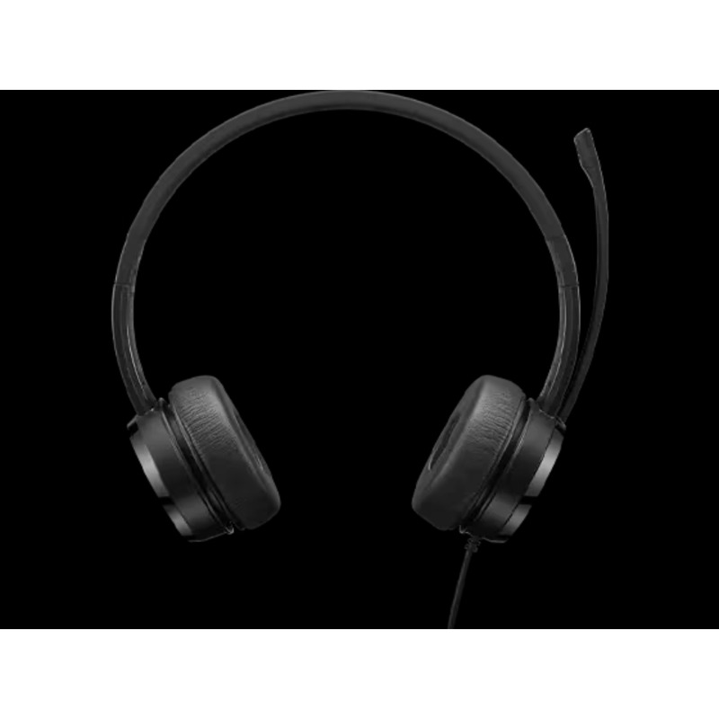 Slušalice LENOVO Stereo/USB/4XD1K18260/Kontrole na kablu/crna