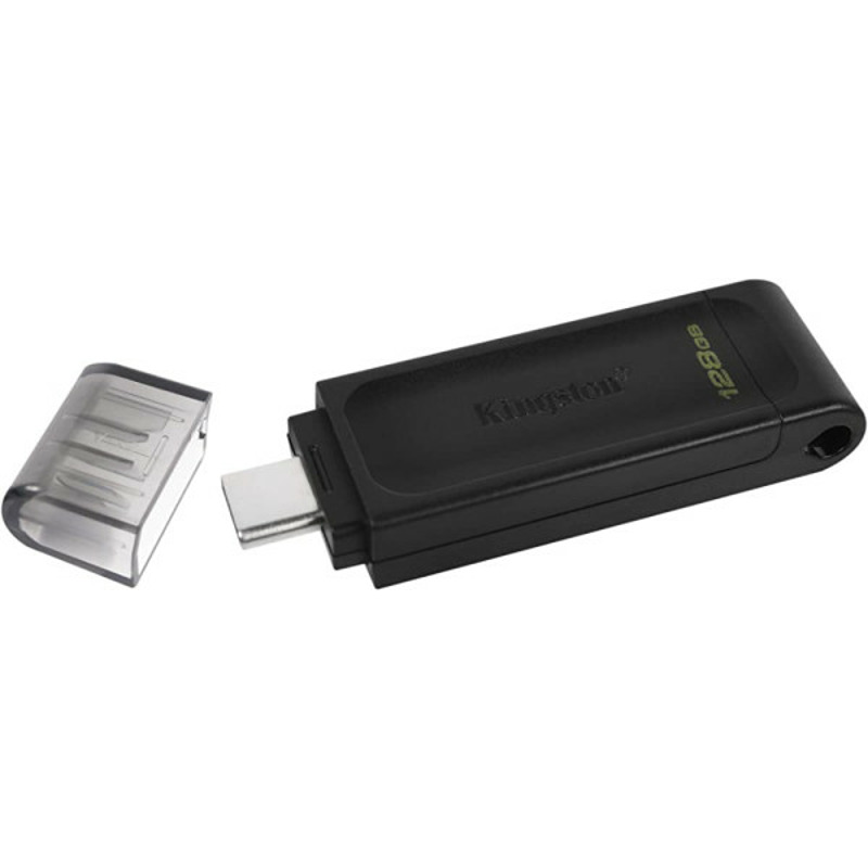 USB Flash Kingston 128GB USB 3.2 DataTraveler 70 USB-C black DT70/128GB