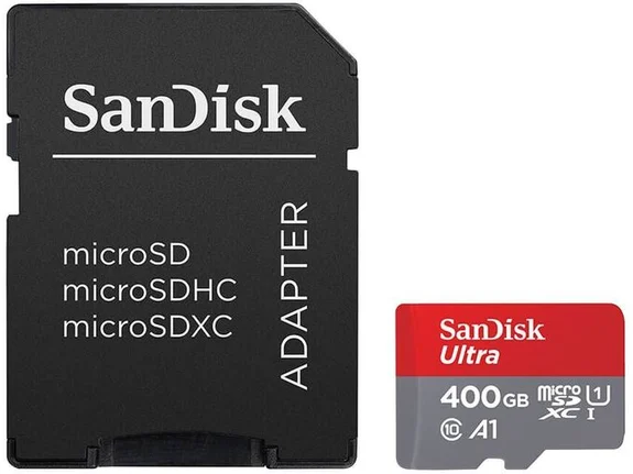 SanDisk SD 400GB Ultra + adapter SDSQUA4-400G-GN6MA
