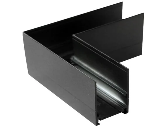 Mitea Lighting Ugaoni šinski nastavak nadgradni L za LED 48V magnetnu rasvetu 80x80mm