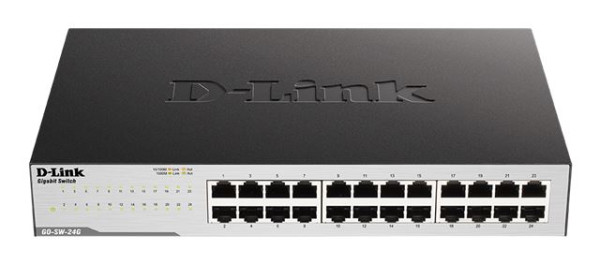 DLink 24-Port Gigabit Easy Desktop Switch GO-SW-24GE