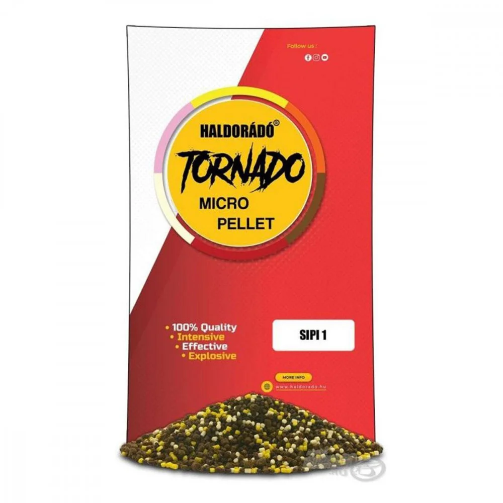 HALDORADO TORNADO MICRO PELLET – SIPI 1 (MENTA-LIMUN) 400GR