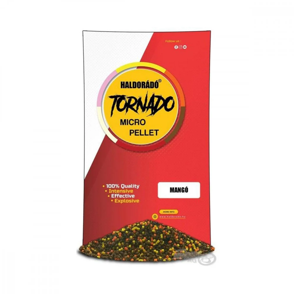 HALDORADO TORNADO MICRO PELLET – MANGO 400GR